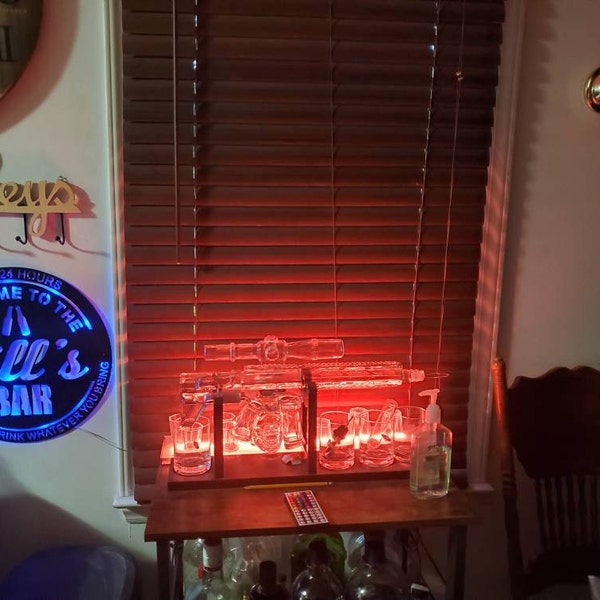 Personalized Bar LED Metal Art Sign / Light up Bar Metal Sign / Multi ...