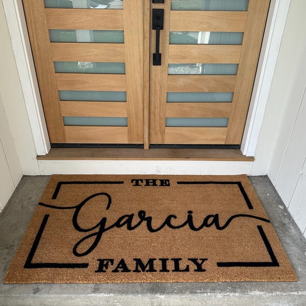 Ciao Flocked Coir Doormat Italian Welcome Mat Custom Personalized Gift ...