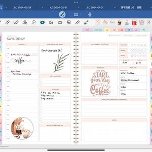 Goodnotes Template, Monthly Habit Tracker, Daily Habit Planner, iPad ...