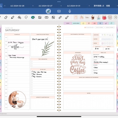 Goodnotes Template, Monthly Habit Tracker, Daily Habit Planner, iPad ...