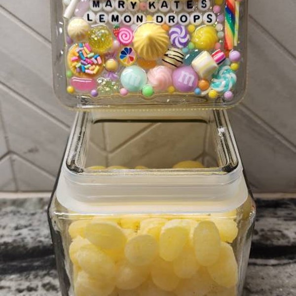 Personalized Stash Jar, Easter Candy Jar, Candy Stash Gift, Jar of ...