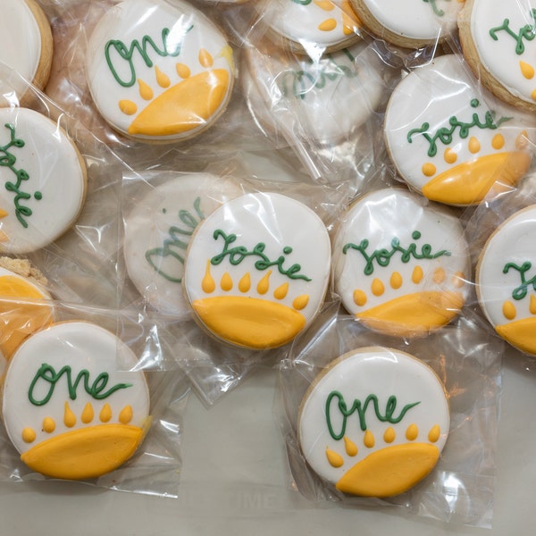 First Birthday Cookies, Decorated Birthday Cookies, 1st Birthday Party ...