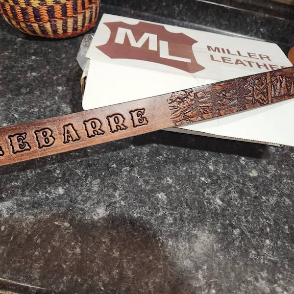 LINEMAN Gift, Lineman Belt, IBEW Gift, Handcrafted Leather Belt, Made ...