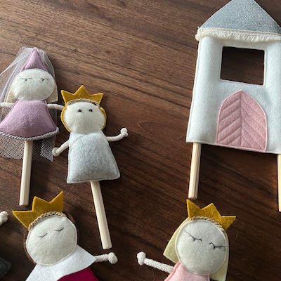 New Sleeping Beauty Puppets Set for Mimiki Puppet Theatre - Etsy