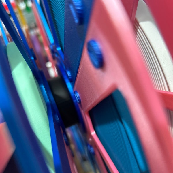 Temperature Blanket Color Chart Card | 3D Printed | Room for 10 Colors ...