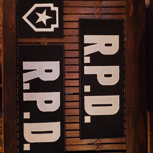 Resident Evil - RPD Kit - Embroidered Patch - Iron/sew on - Loop & Hook ...