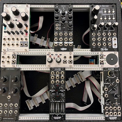 Eurorack Modular Rails pair Vector Custom Length DIY Synthesizer ...
