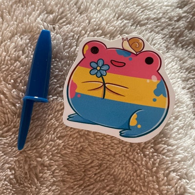 Pride Frog Charity Stickers LGBTQ Flag Frog Gay Pride - Etsy Canada