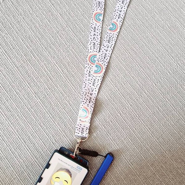 Bible Verse Lanyard - All Things Are Possible With God - Etsy