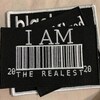 New Arrival, i Am the Realest 2020 Patch With Barcode, Iron-on ...