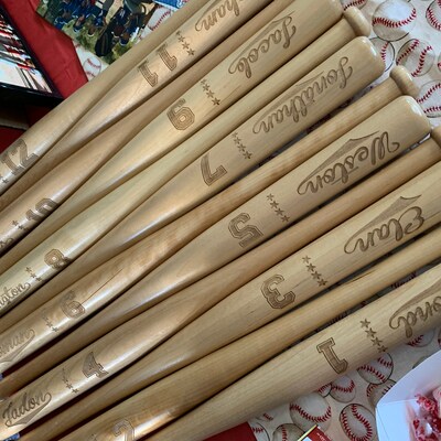 Bulk Team Mini Bats, Team Baseball Gift, School Team Gift, Wholesale ...