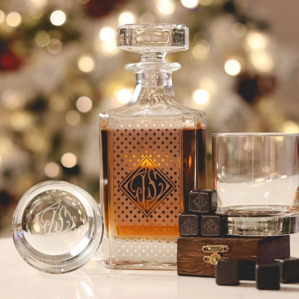 Custom Decanter - Engraved Whiskey Decanter - Personalized Decanter ...