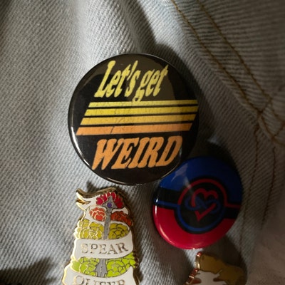 Vintage Style Protest Pins - Etsy