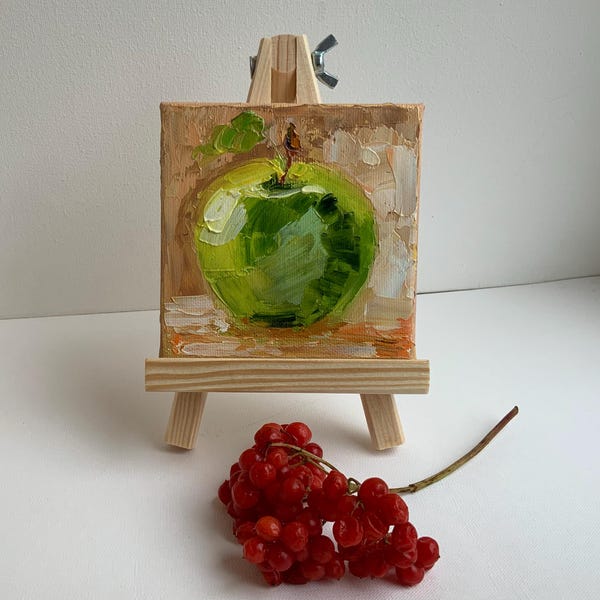 Red Cardinal Oil Painting Red Bird Colorful Pet Animal Wild Winter ...