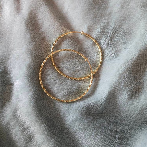 DYO Collection Design Your Own Clip on Hoops Gold Plated Twisted - Etsy