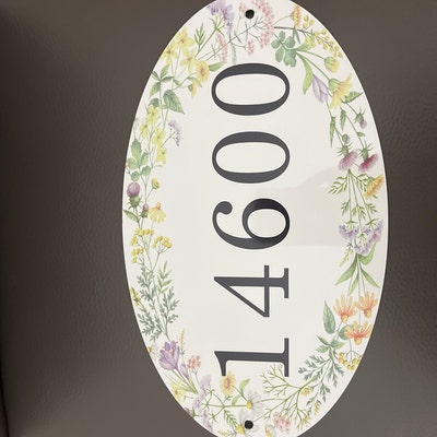 Victorian Address Sign Custom Shaped Metal Sign Heritage - Etsy