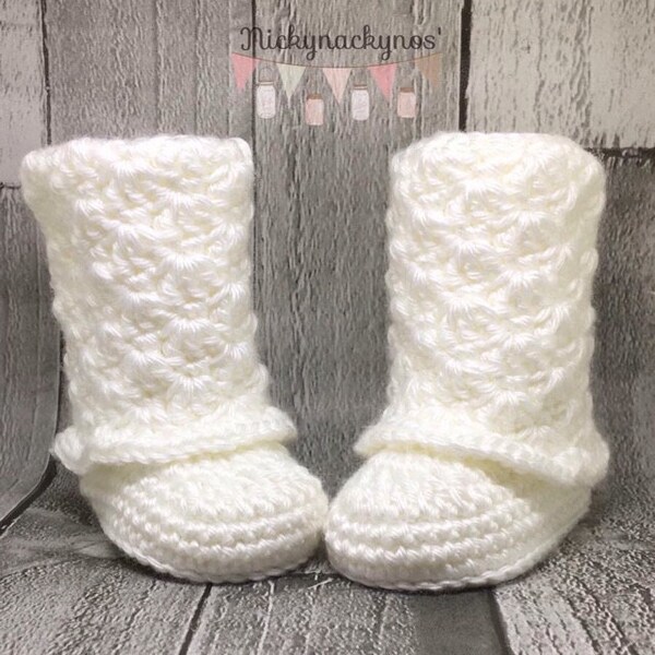 Crochet Toddler Boot Pattern PDF - Etsy