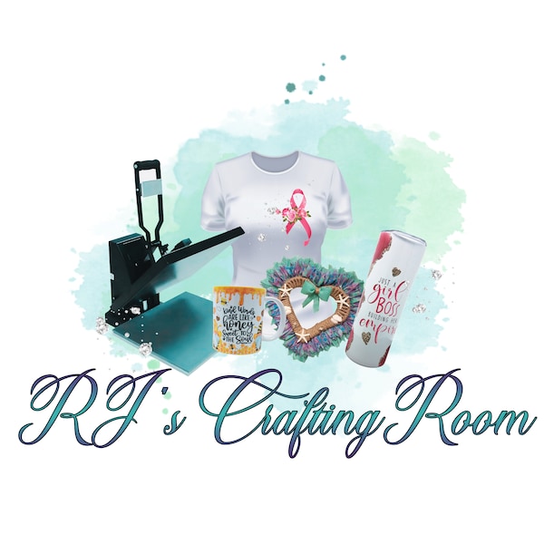 Crafting Logo Design, Heat Press Logo Template, DIY Cricut Tumblers T ...
