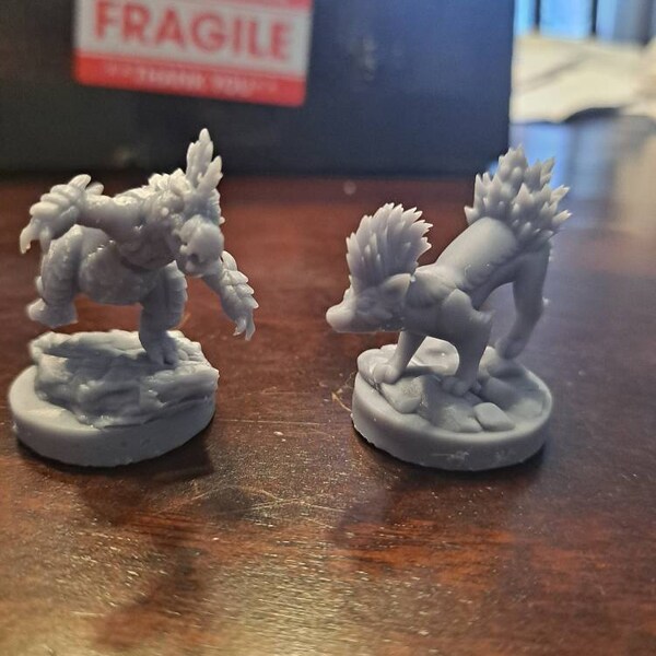 The Atomic Unity Bundle Post Apocalyptic Inspired Miniature Set Resin 3D Printed Tabletop Games ...