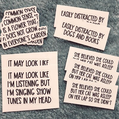 Any 10 Stickers, Sticker Bundles, Vinyl Stickers for Laptops, Water ...