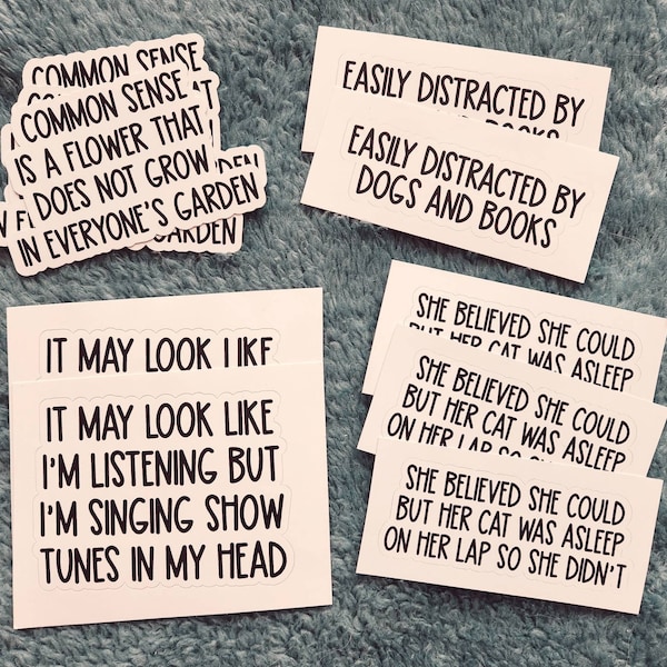 Any 10 Stickers, Sticker Bundles, Vinyl Stickers for Laptops, Water ...