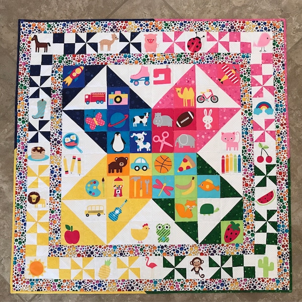 I-spy Panel - Spring by Ann Kelle From Robert Kaufman Fabric - Etsy