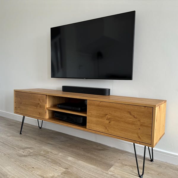 3 Tier Record Player Unit, Media Unit, Tv Stand, Vinyl Storage Unit ...