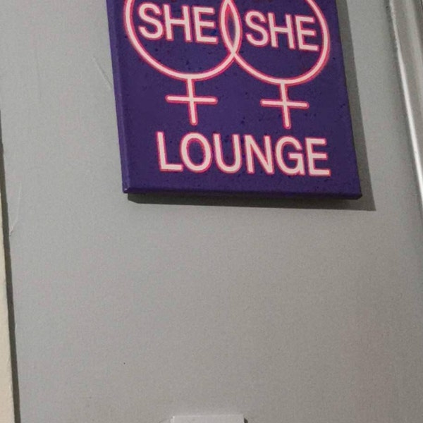 She She Lounge - Springfield's Lesbian Bar - 4 Layer Spray Paint ...