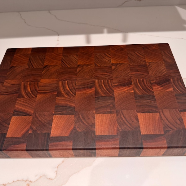 Personalised Maple End Grain Cutting Board, Custom Butcher Block ...