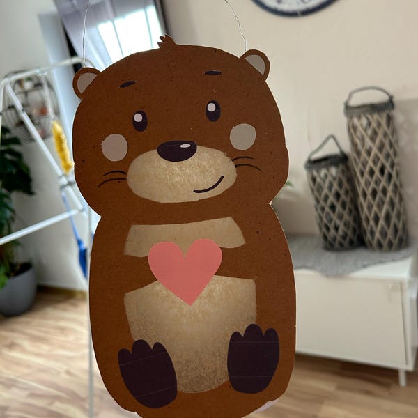 Tigerlaterne Bastelvorlage PDF/SVG/DXF Plotterdatei_Tiger Laterne_Basteln mit o. Ohne Plotter ...