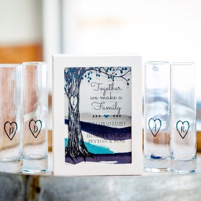 Blended Family Wedding Sand Ceremony Shadow Box Set Unity - Etsy