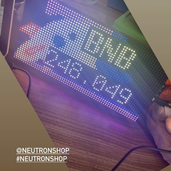 Bitcoin Ticker Crypto Ticker Stocks Ticker Pixel | Large LED Display - Etsy