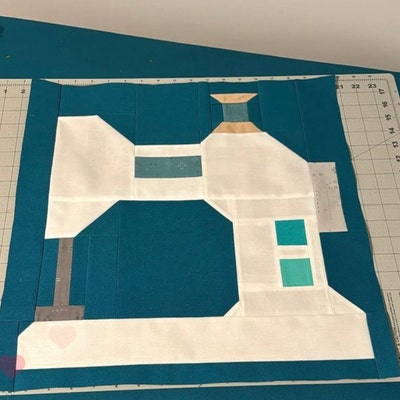 Sewing Machine Quilting Sewing Quilt Block PDF Pattern Includes ...