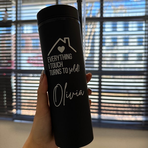 Personalized Realtor Gifts for Agents, Realtor Tumbler, Real Estate ...