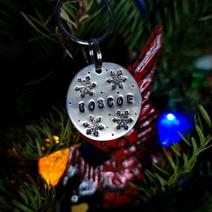 Moon Phase Tag Dog Tags Night Sky Dog Tag Pet Ids Custom | Etsy