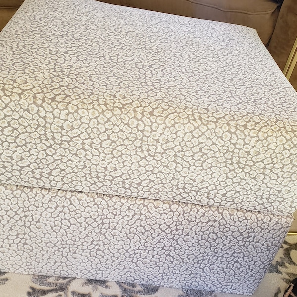 Gray and Cream Cheetah - Spots Oyster - Upholstery Fabric by the Yard ...
