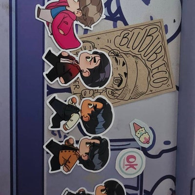 BTS fake Love Running Chibi Stickers - Etsy