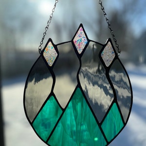 Dragon Stained Glass Pattern, Fantasy Themed Stained Glass Pattern ...