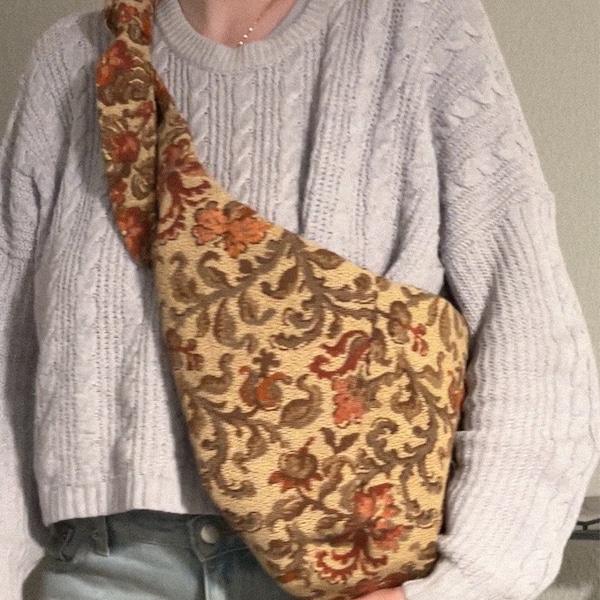 Croissant 2 Way Crossbody Shoulder Bag Sewing Pattern PDF Printable ...