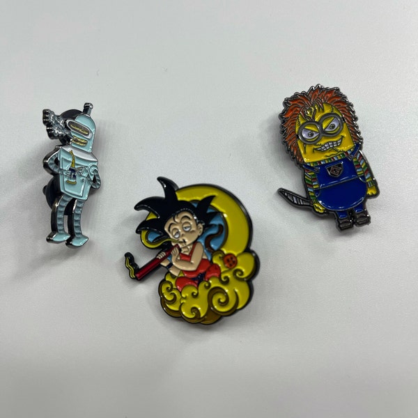 Minion of Chucky Hat Pin – 1.5" Soft Enamel Pin, Horror Parody, Limited ...
