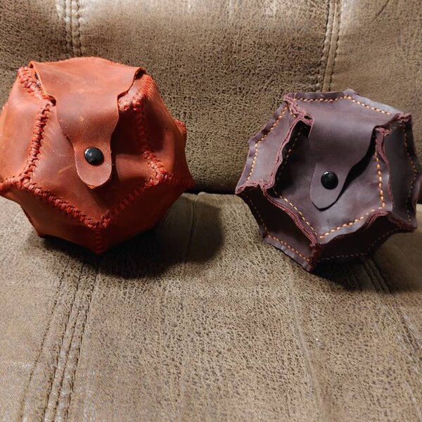D20 Leather Dice Bag Pattern: PDF and SVG Digital File - Etsy