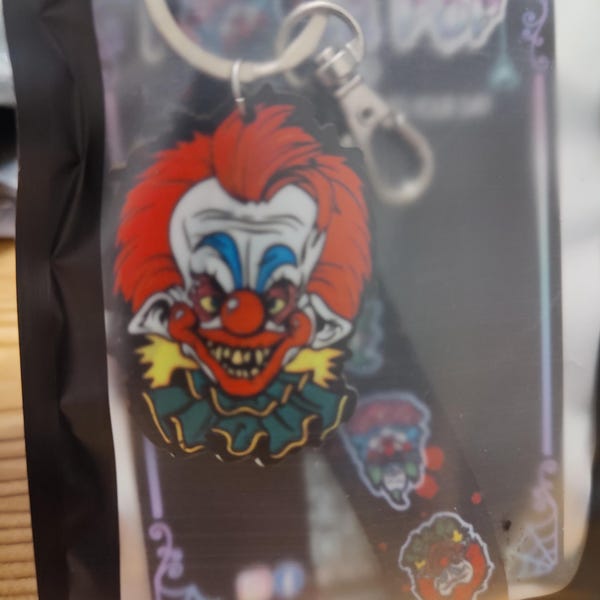 Terrifying Clown Large Earrings With Stainless Stud Posts, French Hooks ...