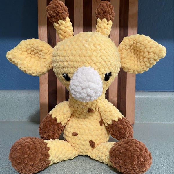 PATTERN: Plush Gemma the Giraffe Pattern - Amigurumi Chunky Giraffe ...