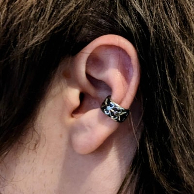 Gothic Ear Cuff, Cuff Earring ,gothic Fake Cartilage ,ear Cuff, No ...