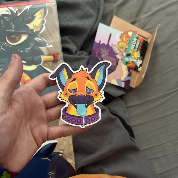 Virtual Pet Robot Sticker | Furry Protogen Tamagotchi Sticker - Etsy