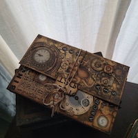 Junk Journal, Autumn Diary, Folio, Folding Folio, Loaded Folder, Craft Kit, Printable, Ephemera ...