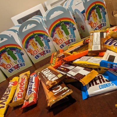 Numberblocks Childrens Party Box Gift Bag Favour - Etsy UK