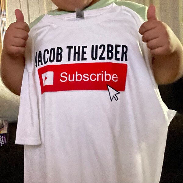 Custom Youtube Subscribe Yourchannel Shirt, Your Channel Shirt ...