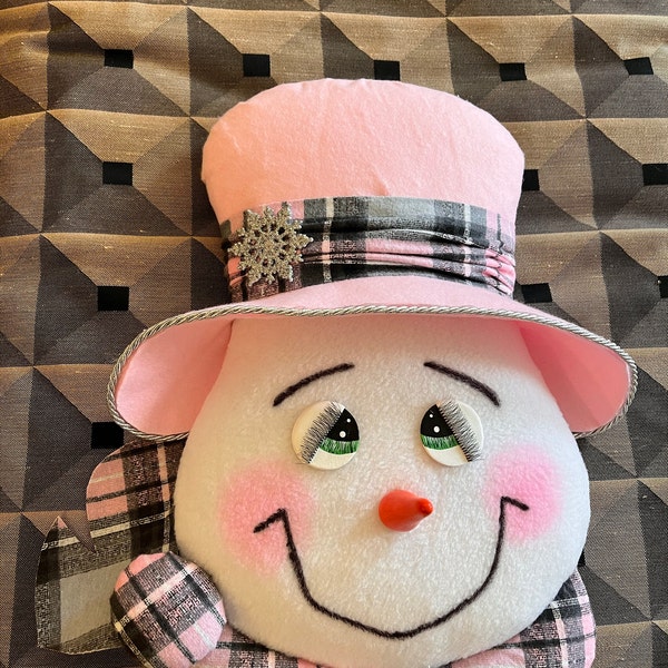 Pink Snow Woman - Etsy