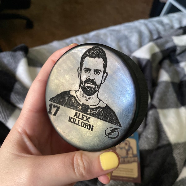 NHL Inspired Because It's the Cup Custom Laser Engraved Hockey Puck ...